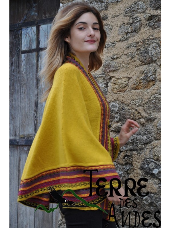Cape jaune soleil des Andes